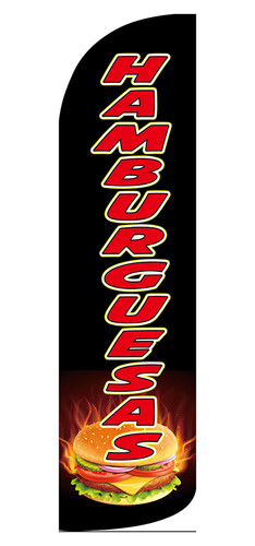 FMF-746 HAMBURGUESAS WINDLESS FLAG | flags and more flags