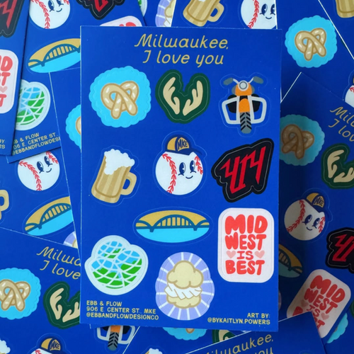 Milwaukee Sticker Sheet | Ebb & Flow