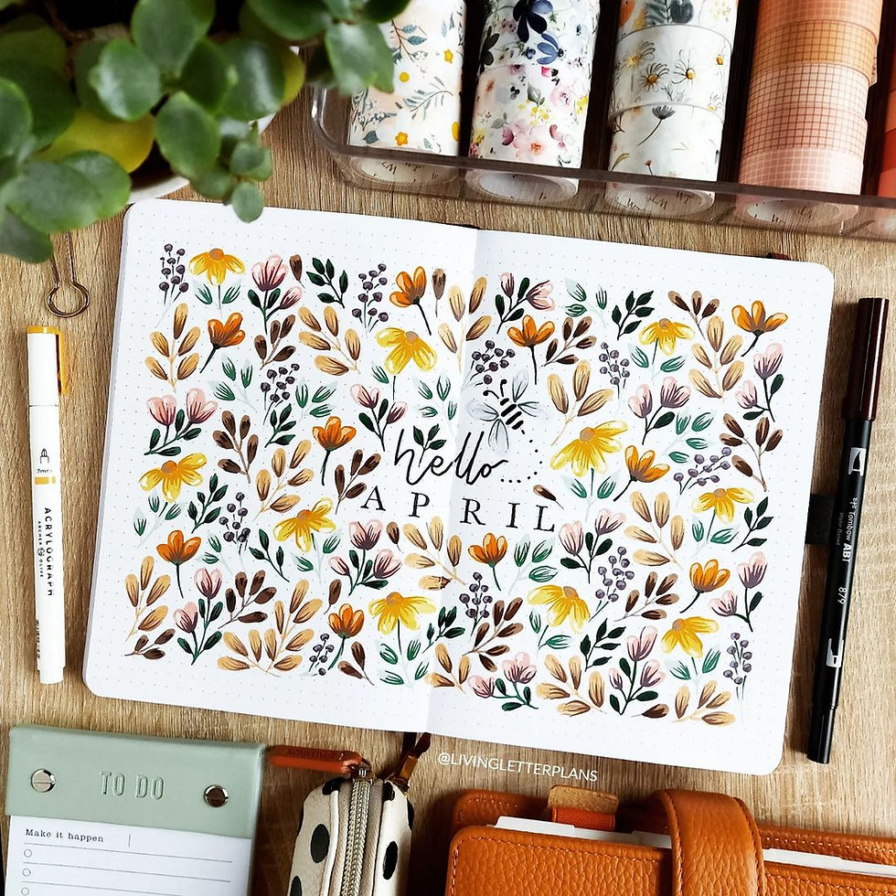 50+ Adorable April Cover Page Ideas To Love