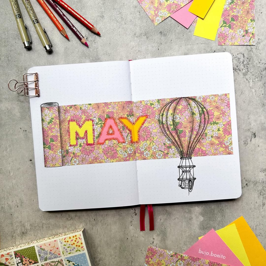 60+ May Cover Page Ideas You Must See For Your Bullet Journal!