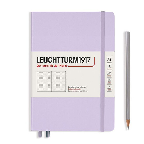 Leuchtturm1917 A5 Dot Grid Notebook - Lilac | Bigger Dreams Co