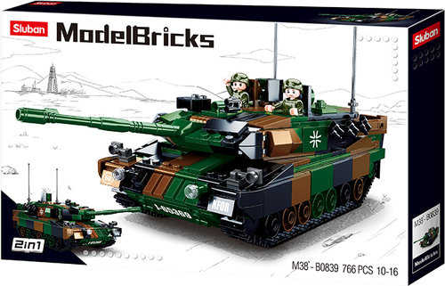 Model Bricks-Sluban-German Main Battle Tank | Sluban