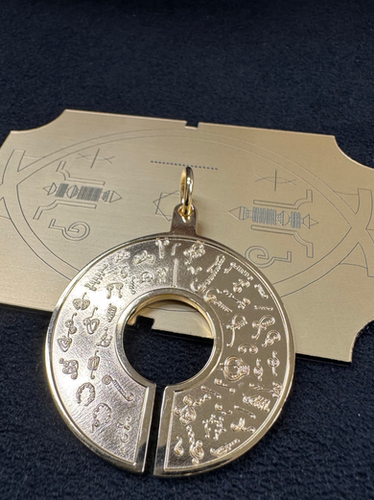 BioSignautre Pendant in Gold Plated Edition with 5G Protection ...