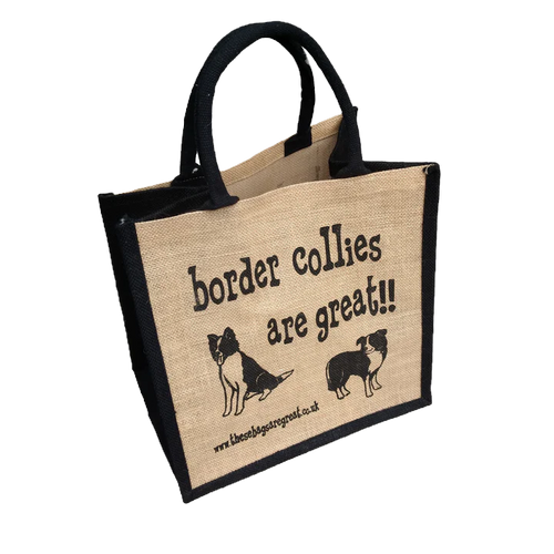 Border Collies Are Great - Jute Bag | HHE