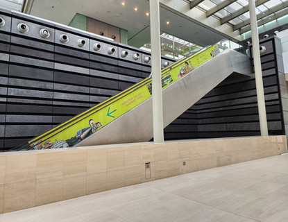 Escalator sticker printing sg | Installation service | 4C Printing ...