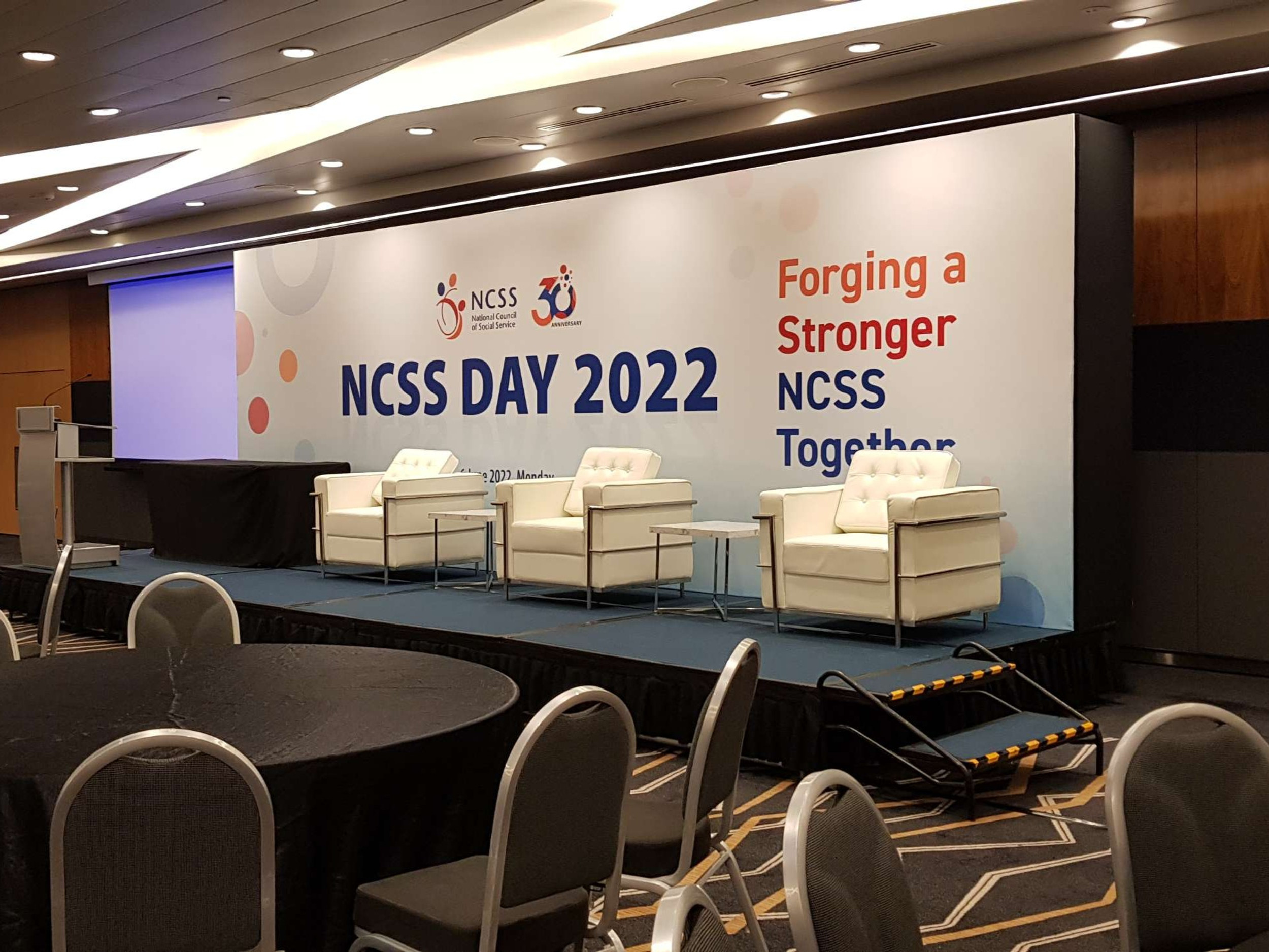 Event backdrop printing sg | PVC canvas printing | Installation service