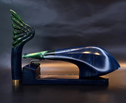 Two faces pipe "Peacock tail"Tobacco pipes | DS Djuragin Pipeswww ...