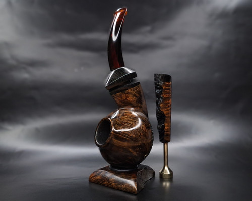 Volcanic lava pipe 175/24 Tobacco pipes | DS Djuragin Pipeswww ...