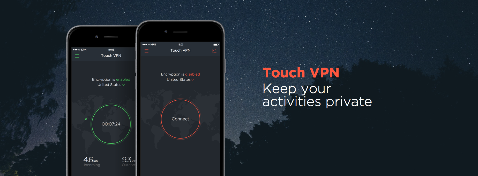 TouchVPN - Free VPN Proxy & WiFi Privacy