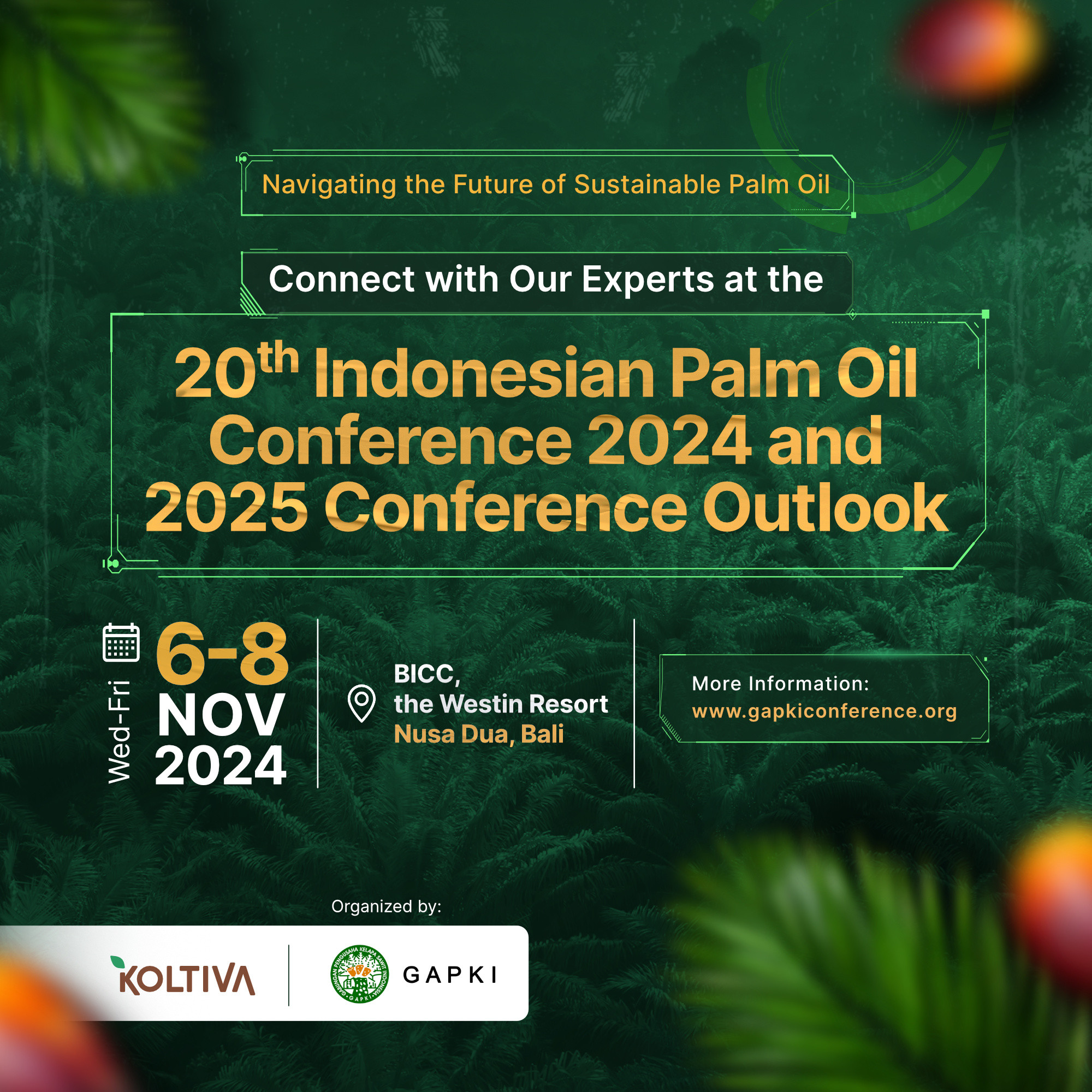 20th Indonesian Palm Oil Conference 2024 & 2025 Outlook