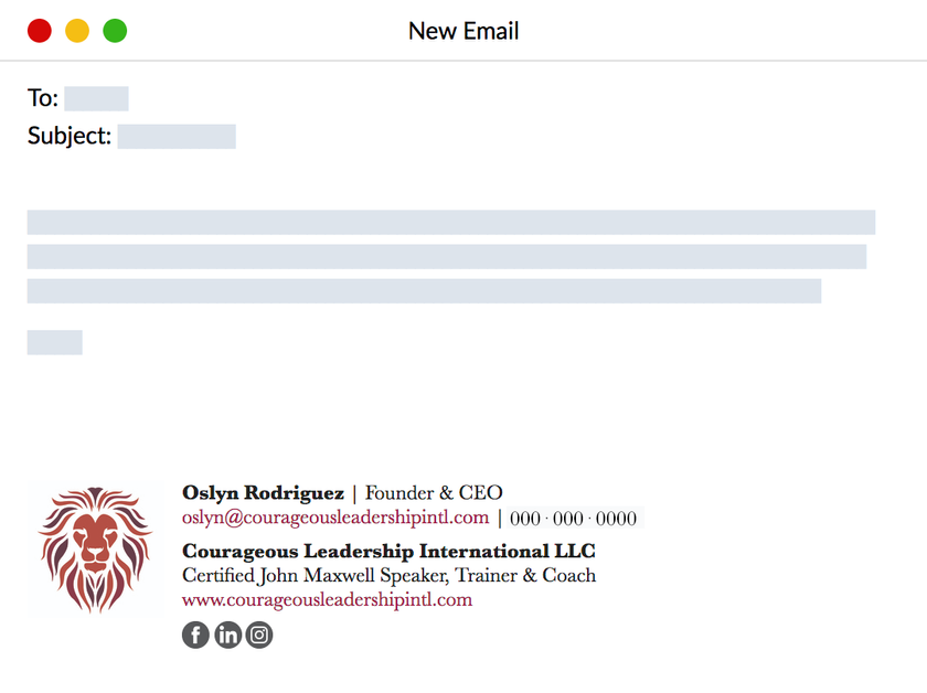 Branded Email Signature