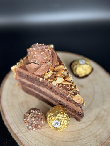 Ferrero Rocher Cake Slice | Suzie's Pastry Shoppe