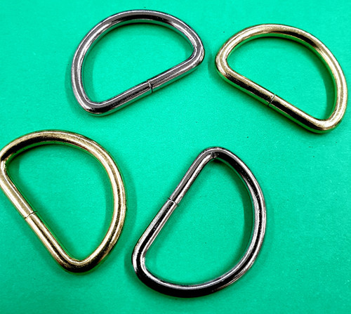 D Rings Silver or Gold 25mm | Shipley Haberdashery