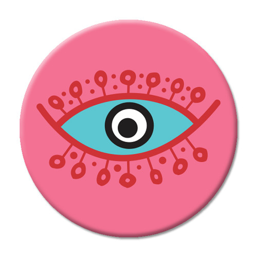 LOVE SOCKET OLHO GREGO ÉTNICO FUNDO ROSA | Cases of Love