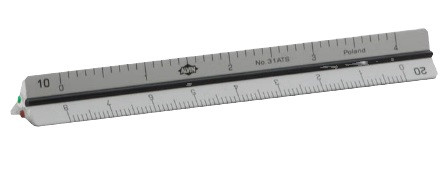 Alvin 4 in. Aluminum Triangular Scale - Engineer | Bayshore Surveying