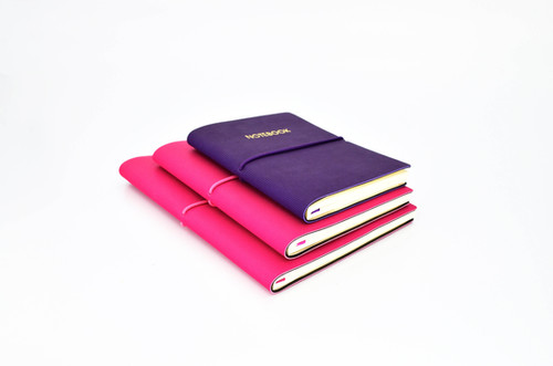 PU Soft Cover Notebook with Horizontal Rubber Band | tungshing