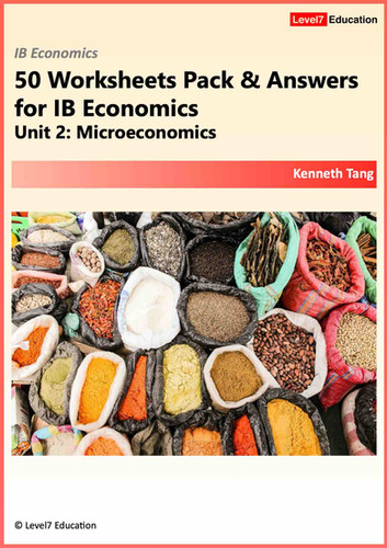 IB Economics 50 Worksheets Pack: Unit 2 Microeconomics | Level7 ...