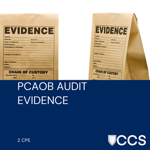 PCAOB Audit Evidence | CPE Training Events