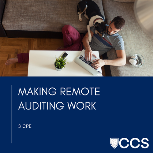 Making Remote Auditing Work | CPE Training Events