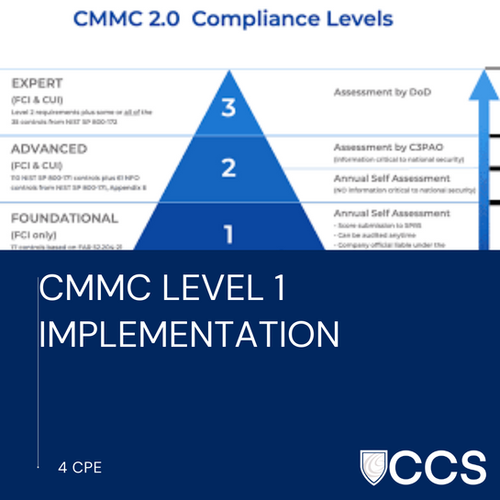 CMMC Level 1 Implementation | CPE Training Events