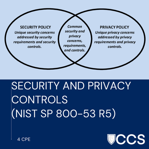 Security and Privacy Controls (NIST SP 800-53 R5) | CPE Training Events