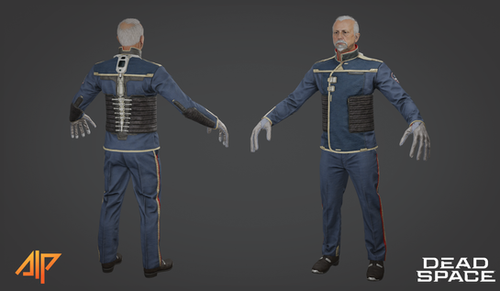 Dead Space Remake(2023) Captain Benjamin Mathius 3D Model Extracting ...
