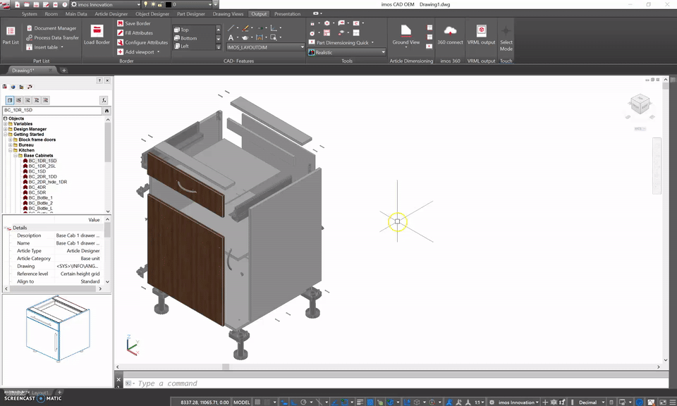imos CAD CAM Software | United Kingdom | in3D Software Limited
