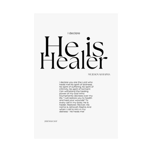 He is Healer Decree | Declarations In The