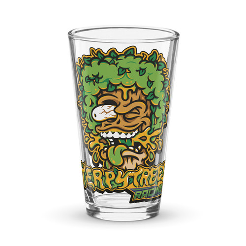 Shaker pint glass | Terpy Trees Racing