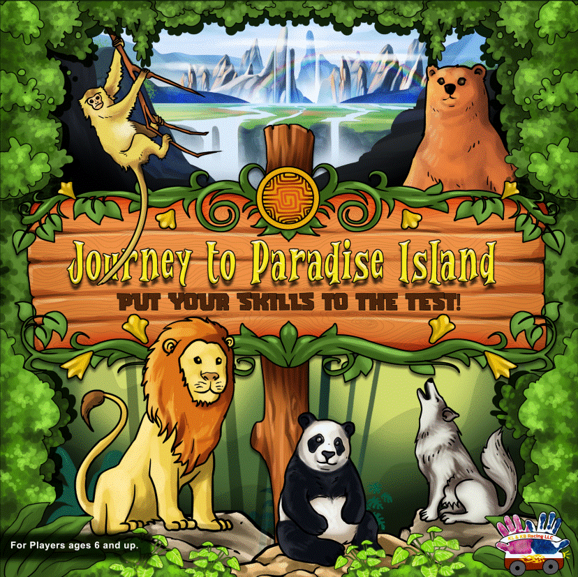 Journey To Paradise Island | Math Board Game