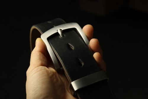 NAUTILUS BELT (BLACK) | Nemo Leather Goods
