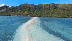 The breathtaking beauty of a rising island