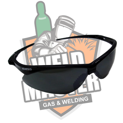 LENTE NEMESIS MARCO NEGRO ESPEJO NEGRO HUMO MODELO 25688 | Weld Master