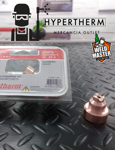 Escudo hypertherm Powermax 45-85 amp 220818 | Weld Master