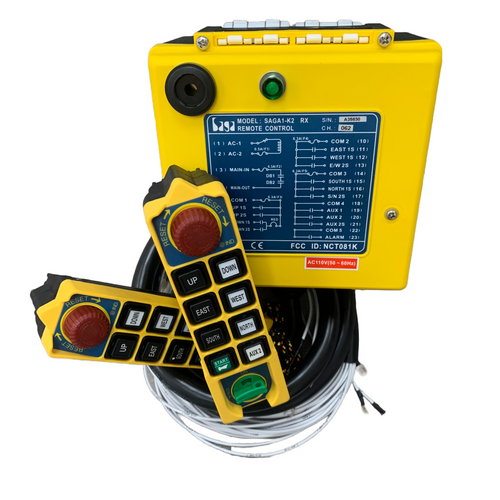 Kit de radio controles saga 1-k2 incluye solo 2 controles (2tx+1rx)xa-700dk2 | Weld Master