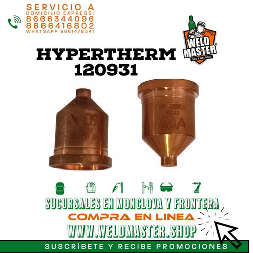 CONSUMIBLE HYPERTHERM 120931 HYPERTHERM PMX1000 | Weld Master