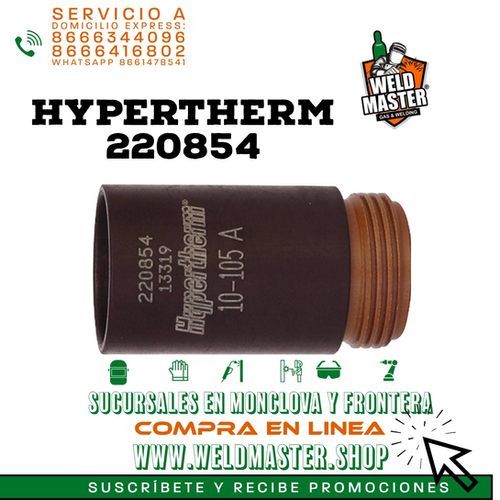 Hypertherm modelo 220854 Retaining Cap powermax 10-105 A 43519 | Weld Master