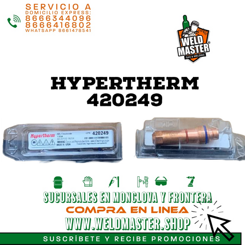 Hypertherm 420249 XPR 130A Electrodo | Weld Master