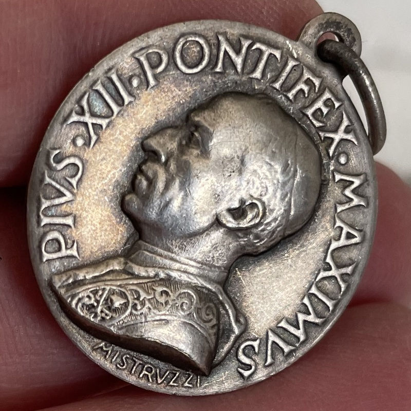 Vintage Religious Medals | Rare Signed Medals | Holy Medals | Christian ...