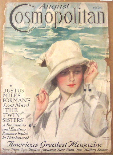 Vintage Harrison Fisher 1915 Cosmopolitan Magazine Cover Art Close to ...