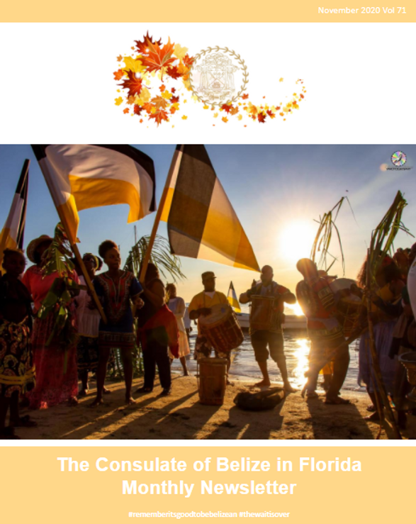 Consulate of Belize in Florida e-Newsletter, November Edition