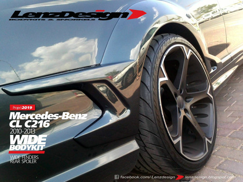 Mercedes-Benz CL 63 AMG C216 Lenzdesign Bodykit - Rear Fender Flares ...