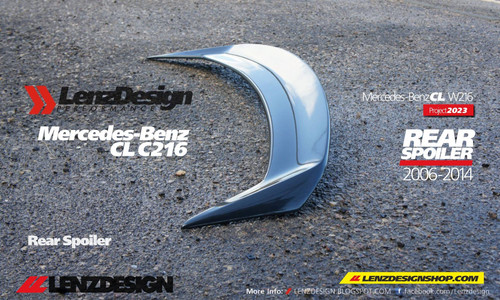 Mercedes-Benz CL C216 Rear Spoiler Lenzdesign Bodykit | Lenzdesign
