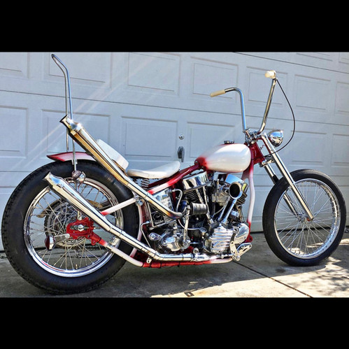 1957 Panhead rigid chopper | RIDE ON OFFICIAL