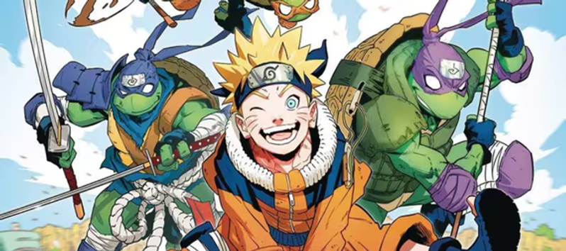 IDW Publishing anuncia crossover épico entre Tartarugas Ninja e Naruto