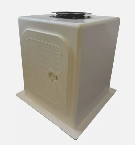 GRP Seat Storage Box, Hatch & 360° Swivel - Tall | One Stop Boat Shop