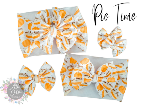 Pie Time Bows | LittleDahliaBoutique
