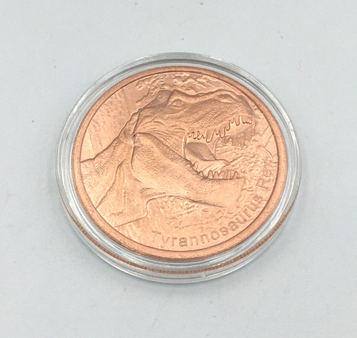Tyrannosaurus Rex Copper Coin | Rock-n-Granny