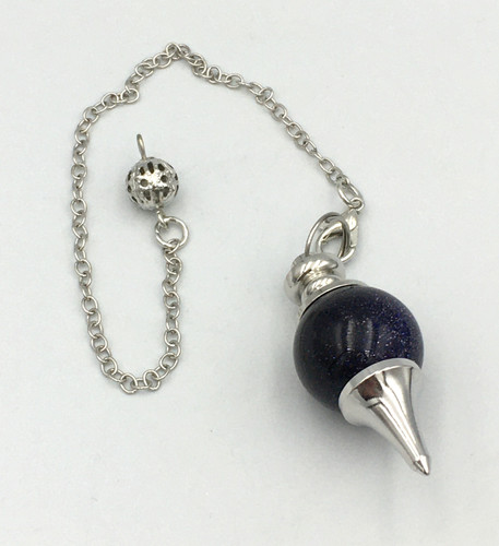 Blue Goldstone Pendulum | Rock-n-Granny