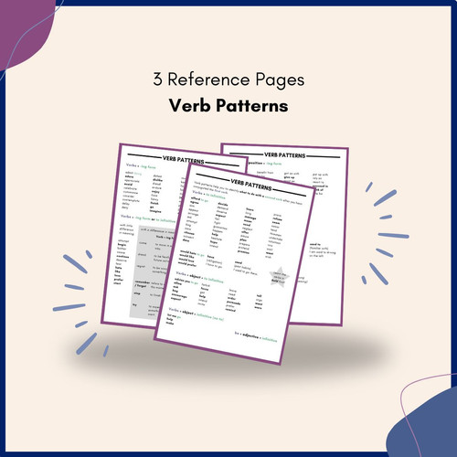Verb Patterns | Get Set Go English